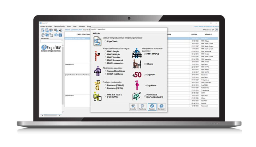 Aplicación de los métodos ergonómicos MAC y RAPP - Ergo/IBV